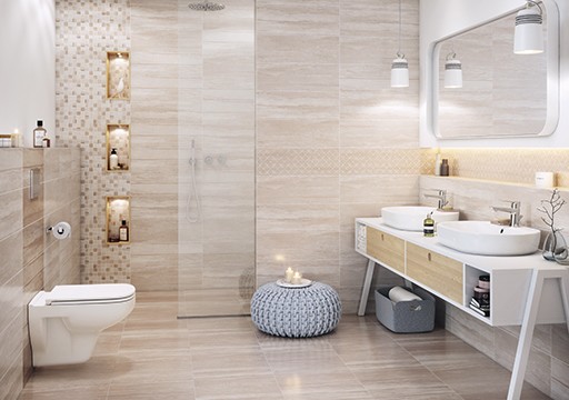 Cersanit Marble Room csempe család, csempék