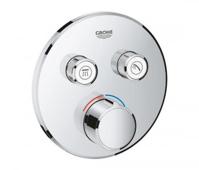 GROHE SMARTCONTROL FALSÍK MÖGÖTTI KEVERŐ 2 FOGYASZTÓRA KRÓM 29145000 ...