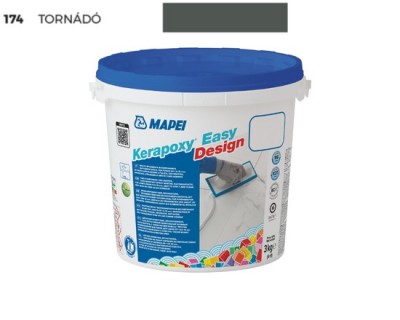 MAPEI KERAPOXY EASY DESIGN EPOXY FUGÁZÓ 174 (TORNÁDÓ) 3 KG Fugázó