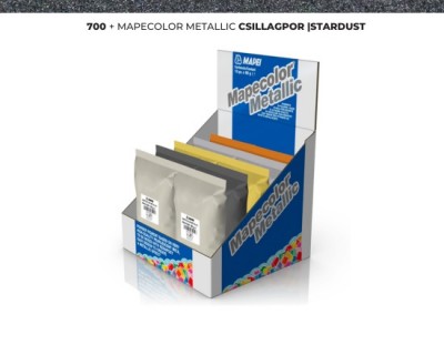 MAPEI MAPECOLOR METALLIC FUGÁZÓ CSILLAGPOR(SÖTÉT EZÜST) 1 DB (90G) Fugázó